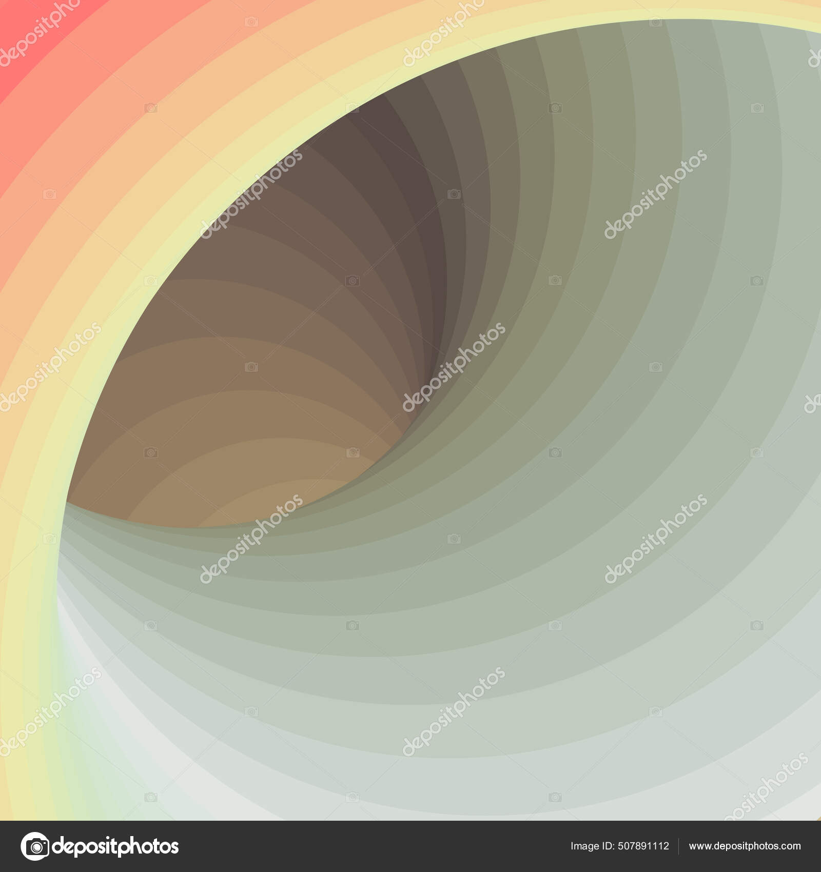 Color Swirl Background Generative Art Illustration Twist Stock Vector ...