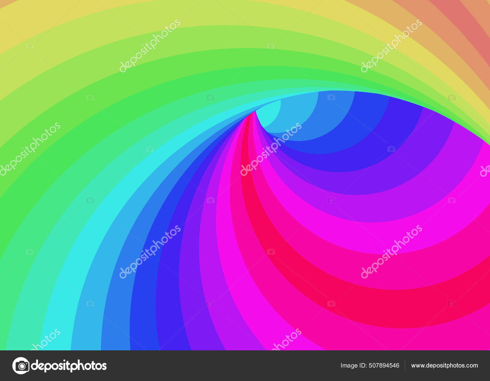 Color Swirl Background Generative Art Illustration Twist Stock Vector ...