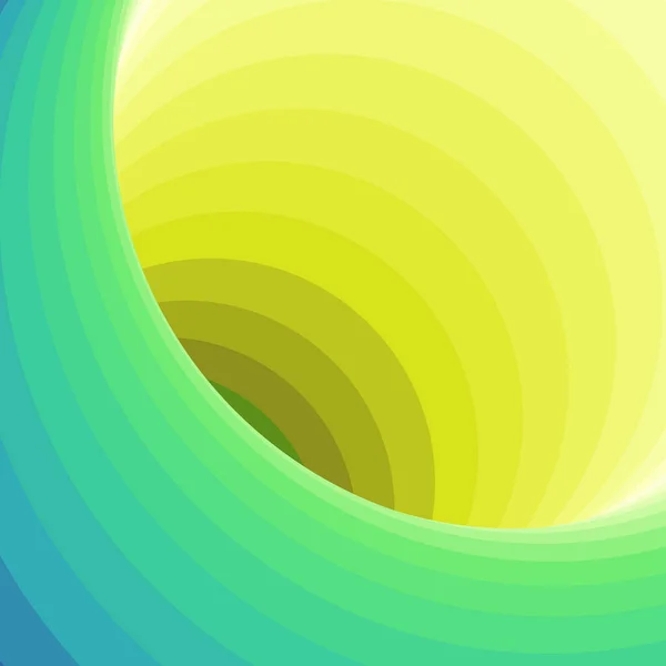 Green Blue Swirl Wormhole Vortex Twist Generative Art Background
