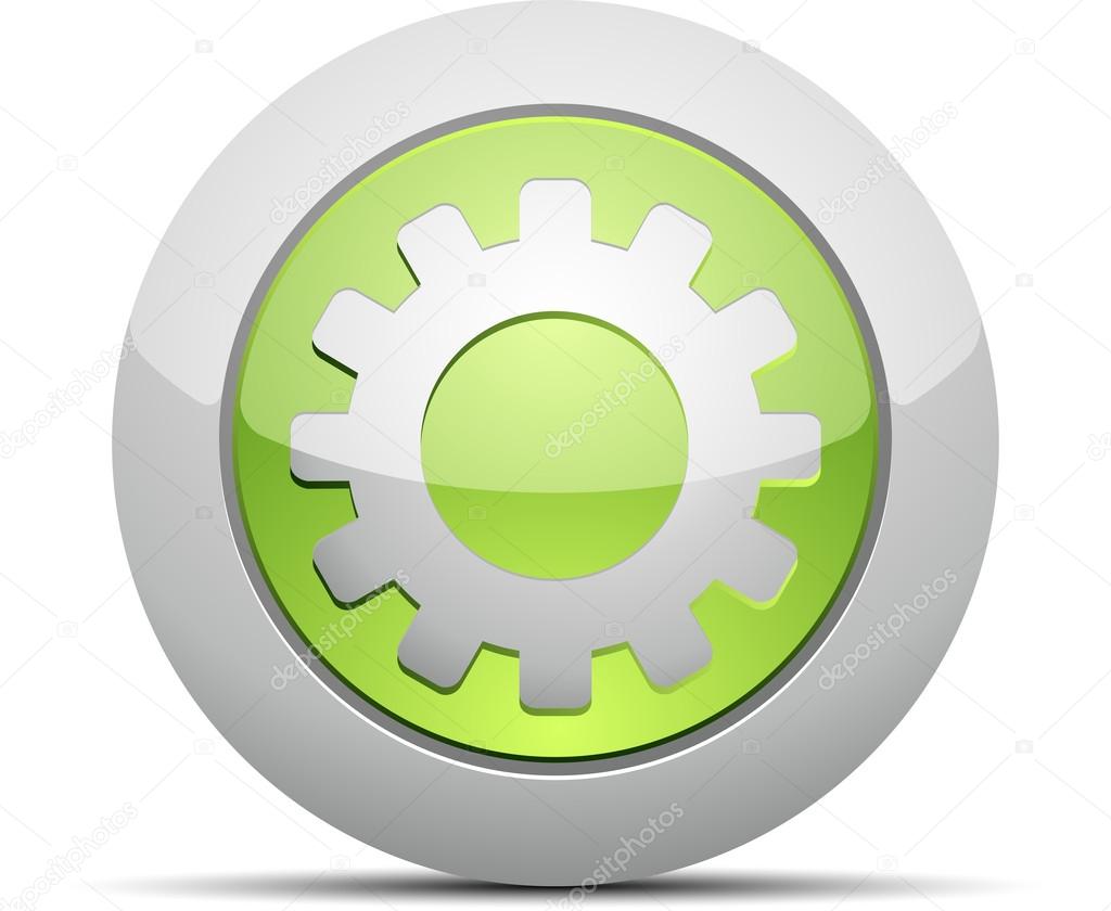Settings button Stock Vector by ©Yuriy_Vlasenko 59564419