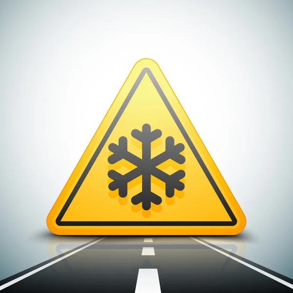 Cold Warning snowflake icon Stock Vector Image by ©Yuriy_Vlasenko ...
