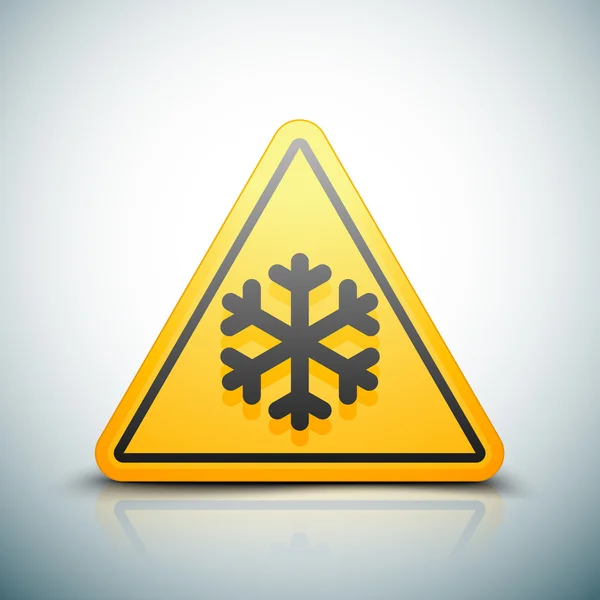 Cold Warning snowflake icon Stock Vector Image by ©Yuriy_Vlasenko ...