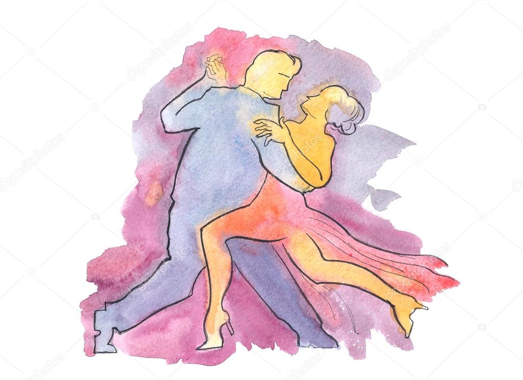 Argentine Tango Painting
