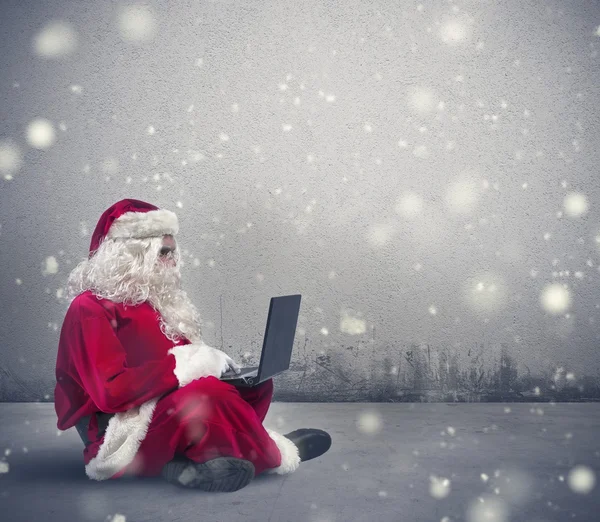Santa laptop Stock Photos, Royalty Free Santa laptop Images | Depositphotos