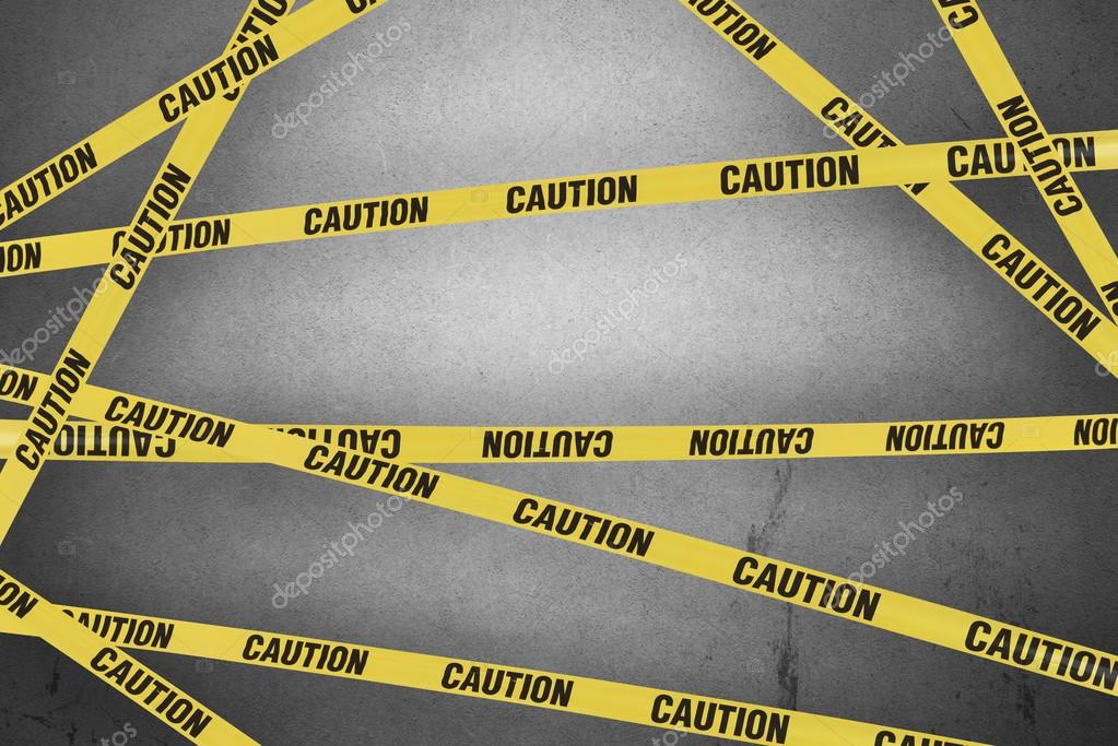 Strips of caution create barrier — Stock Photo © alphaspirit #66516743