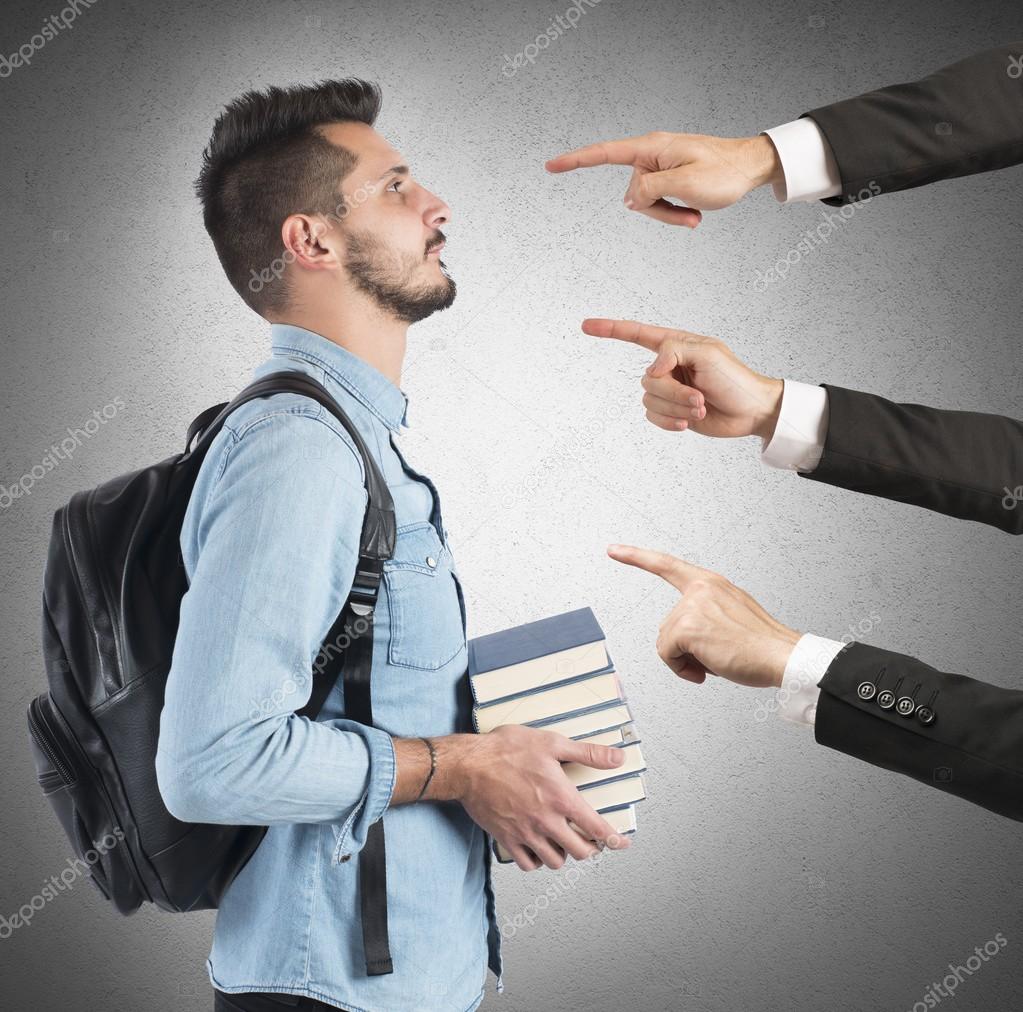Student blamed by teachers Stock Photo by ©alphaspirit 67732399