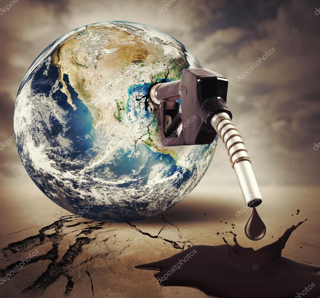 Damage fuel and pollution of the world Stock Photo by ©alphaspirit 78209792