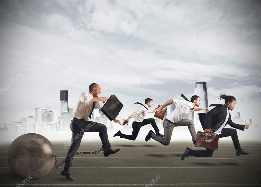 Injustice in business competition — Stock Photo © alphaspirit #83654178