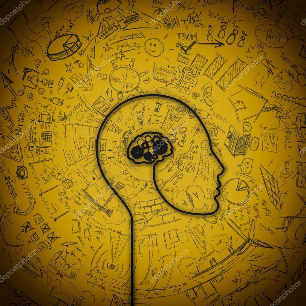 Electrical wire electrical forms brain — Stock Photo © alphaspirit ...