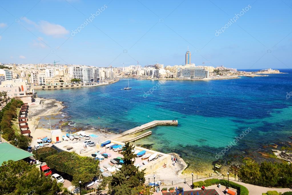 The view on beach and seafront, Malta Stock Photo by ©slava296 71904153