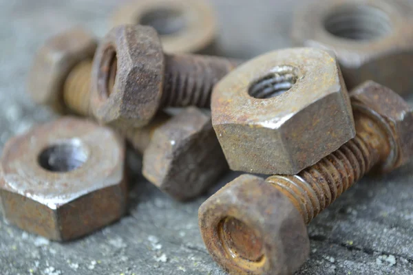 Rusty nuts and bolts Stock Photos, Royalty Free Rusty nuts and bolts ...