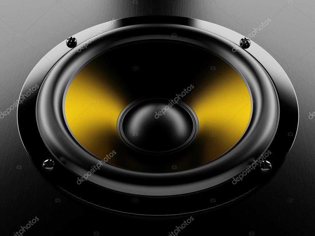Electronic sound speaker — Stock Photo © pmakin #59455439