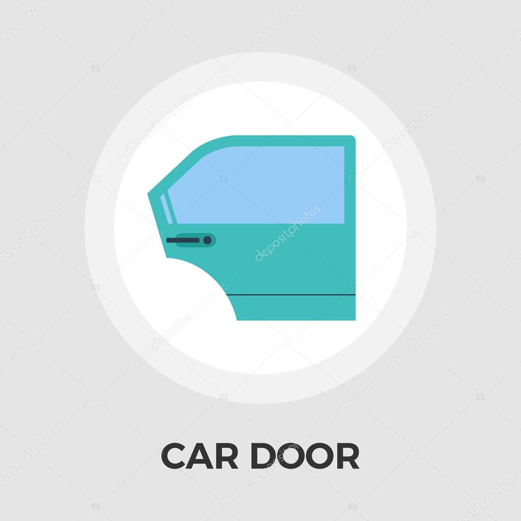 Car door Vector Flat Icon Stock Vector by ©leshkasmok 108495676