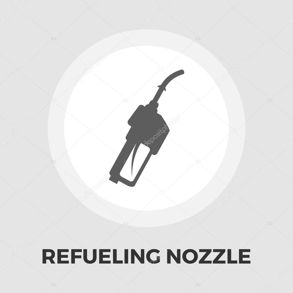 Refueling nozzle icon flat Stock Vector Image by ©leshkasmok #108528456