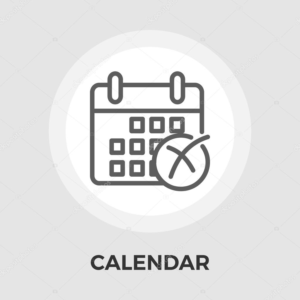 Calendar with cross Stock Vector by ©leshkasmok 108662984