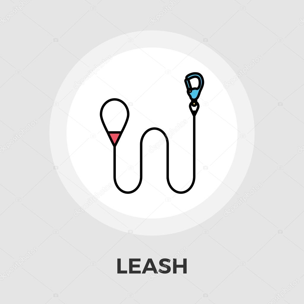 Leash vector flat icon Stock Vector Image by ©leshkasmok #109076322