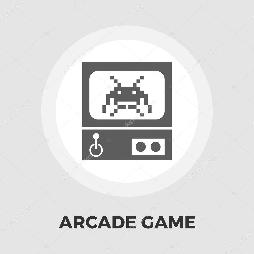 Retro Arcade Machine flat icon Stock Vector Image by ©leshkasmok #109799796