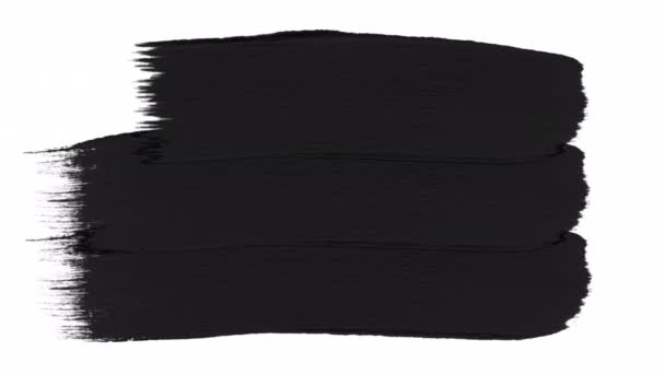 A set of brush stroke transitions in the form of a frame with an alpha ...