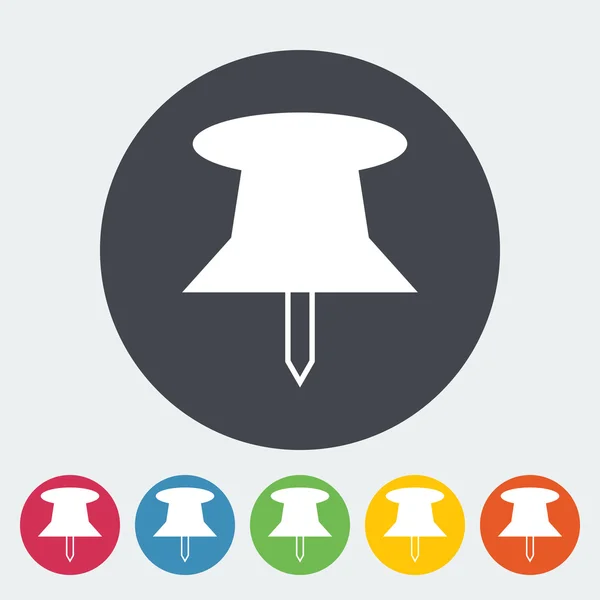 Push pin icon Vector Art Stock Images | Depositphotos