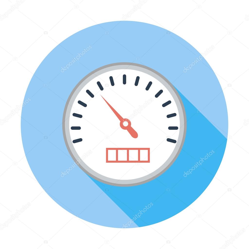 Speedometer flat icon. Stock Vector by ©leshkasmok 56245667