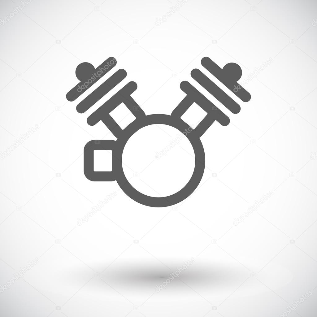 Motorcycle engine icon. Stock Vector by ©leshkasmok 69252361