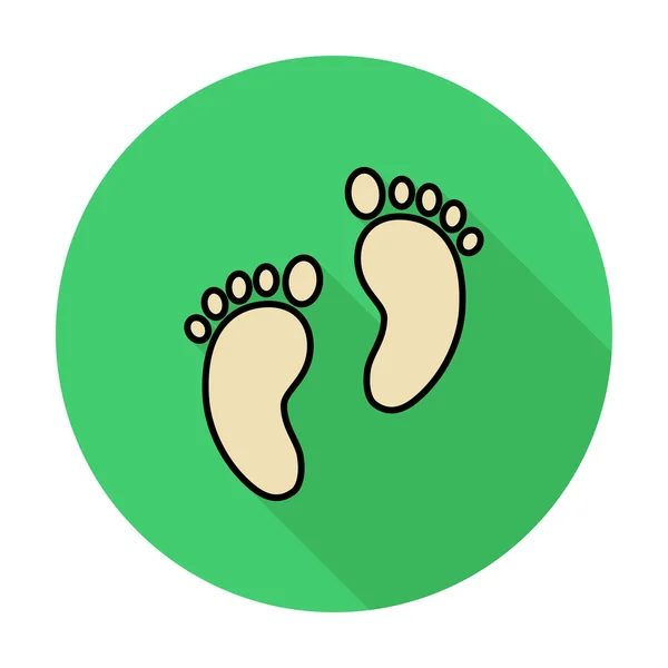 Foot icon — Stock Vector © leshkasmok #84134694