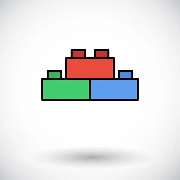 Building block icon — Stock Vector © leshkasmok #85774426