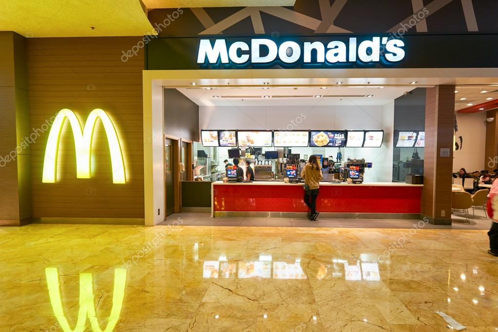 Interior of McDonald's restaurant – Stock Editorial Photo © teamtime ...