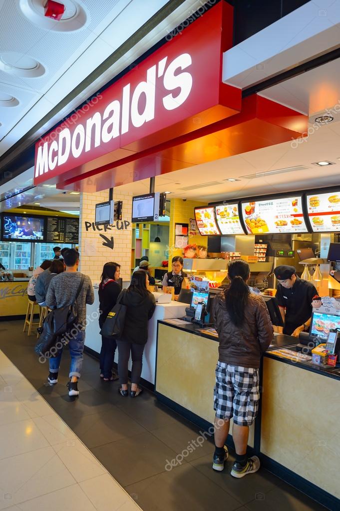 Inside of McDonald's restaurant – Stock Editorial Photo © teamtime ...