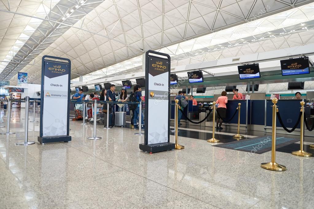 Design of Etihad check in counters — Stock Editorial Photo © teamtime ...