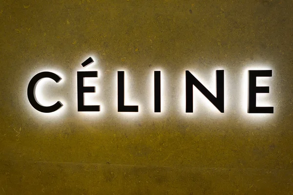 Celine logo in the Landmark shopping mall. - Stock Image - Everypixel