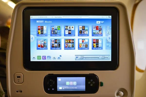 Entertainment on board the airline Stock Photos, Royalty Free ...