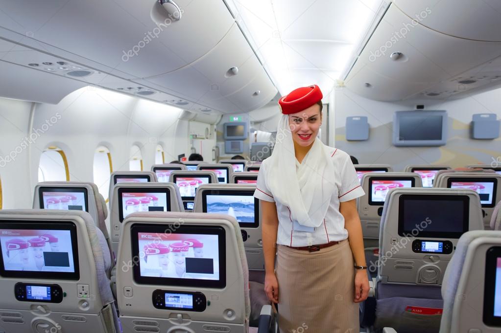 Emirates Airbus A380 crew member – Stock Editorial Photo © teamtime ...