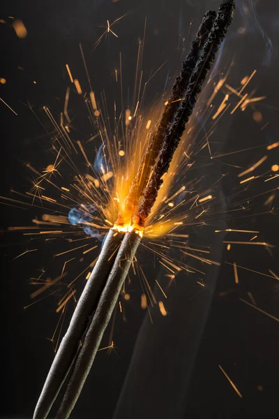 Fire smoke and sparks - Stock Image - Everypixel