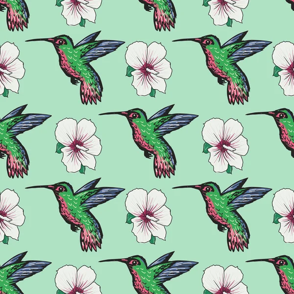 Patterns vector colibri Imágenes Vectoriales, Gráfico Vectorial de ...