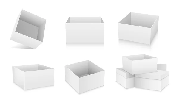 Open and closed blank boxes Stock Vector Image by ©kchungtw #55836425