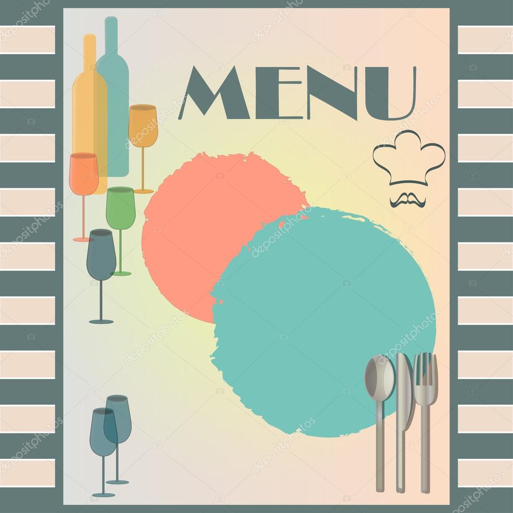 Restaurant menu design . vector illustration. Stock Vector Image by ...