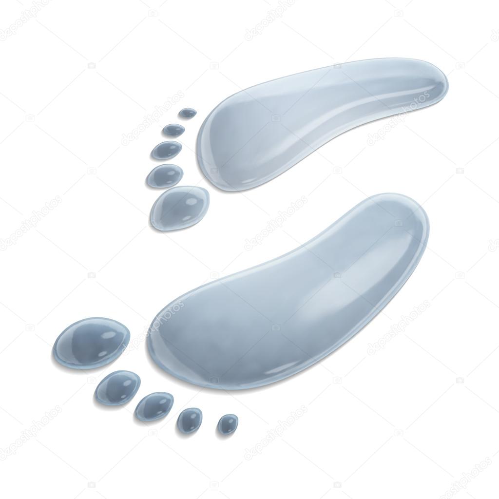 Vector of Water Footprint Stock Vector by ©urfingus 114055868