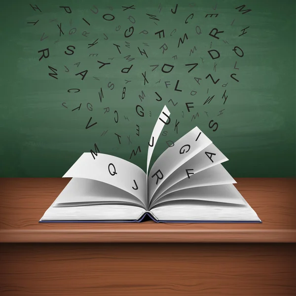 Open Books With Words