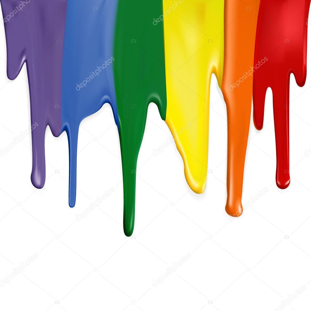 Colorful Dripping Paint