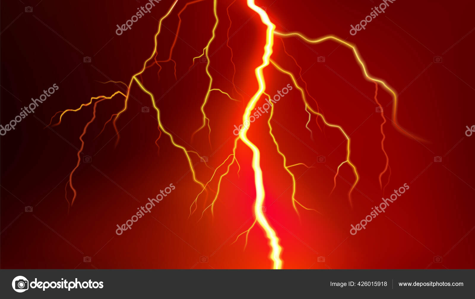 Rode Bliksem Achtergrond Rode Blauwe Bliksem Moderne Macht Elektrische