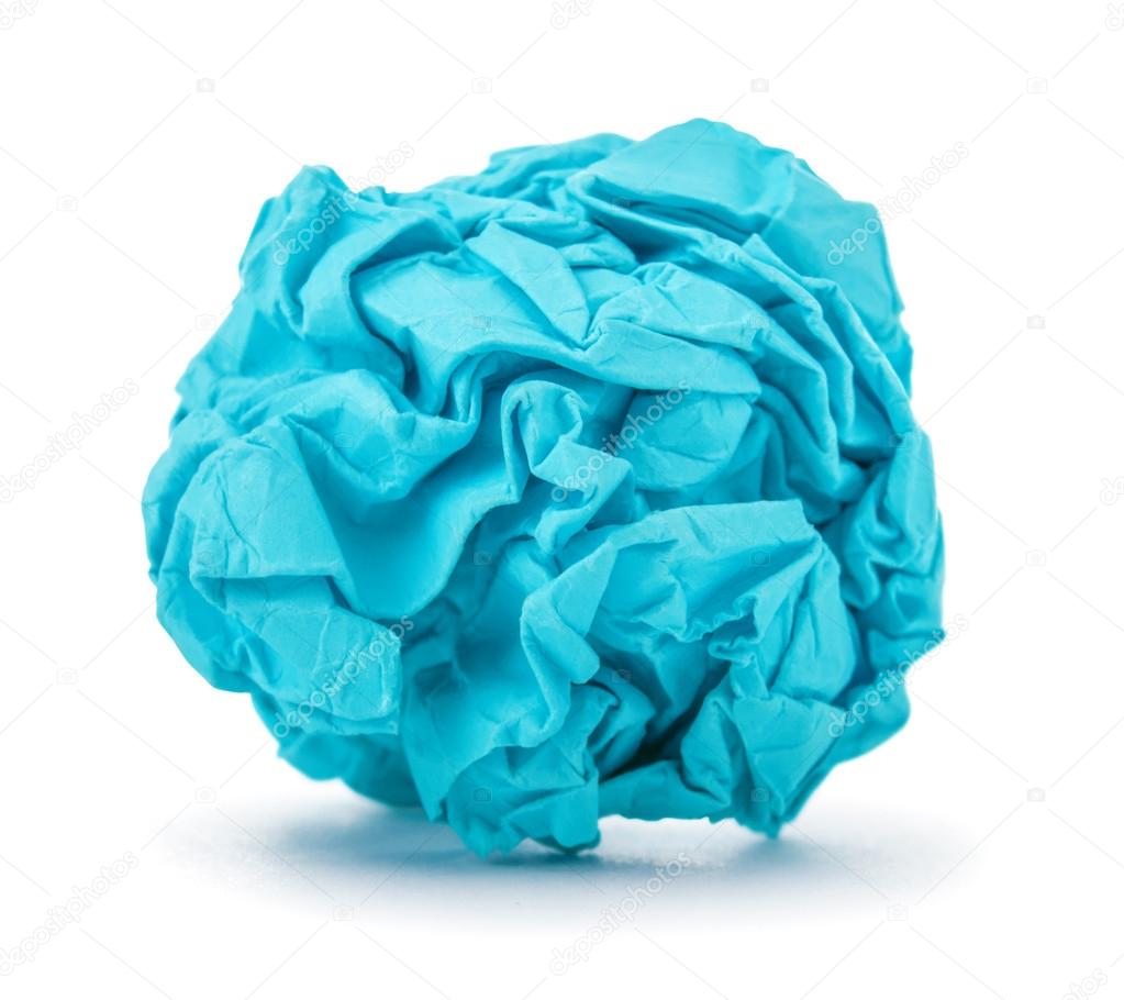 Crumpled Ball Of Paper