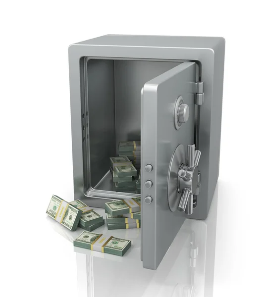 Bank safe with money — Stock Photo © Shenki #2626107