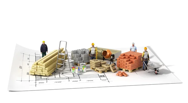 Construction Materials Background Building Materials Stock Photos,