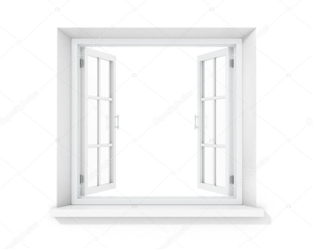 Open empty window Stock Photo by ©urfingus 77441620