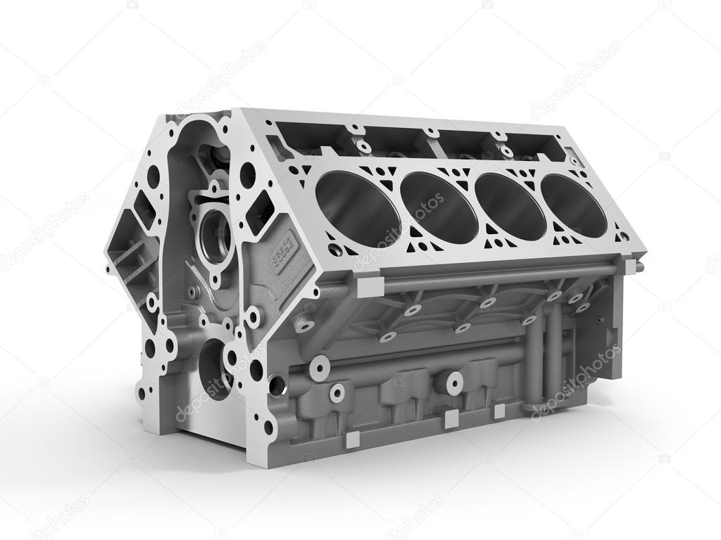 V8 Engine Block