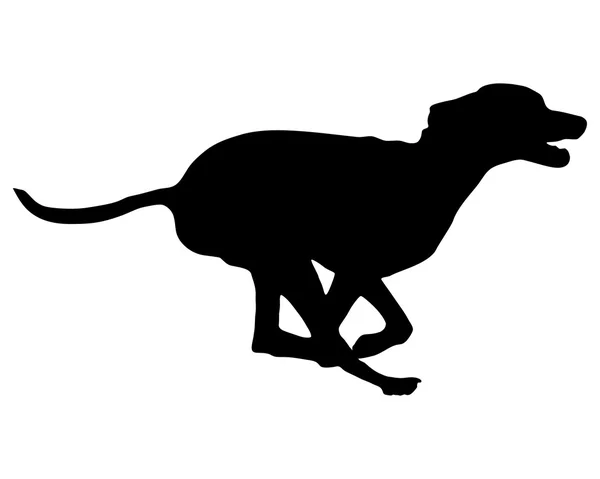 Hound Running Silhouette