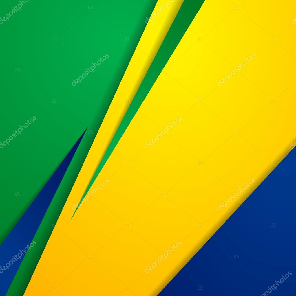 Abstract background in Brazilian colors Stock Vector Image by ©saicle ...