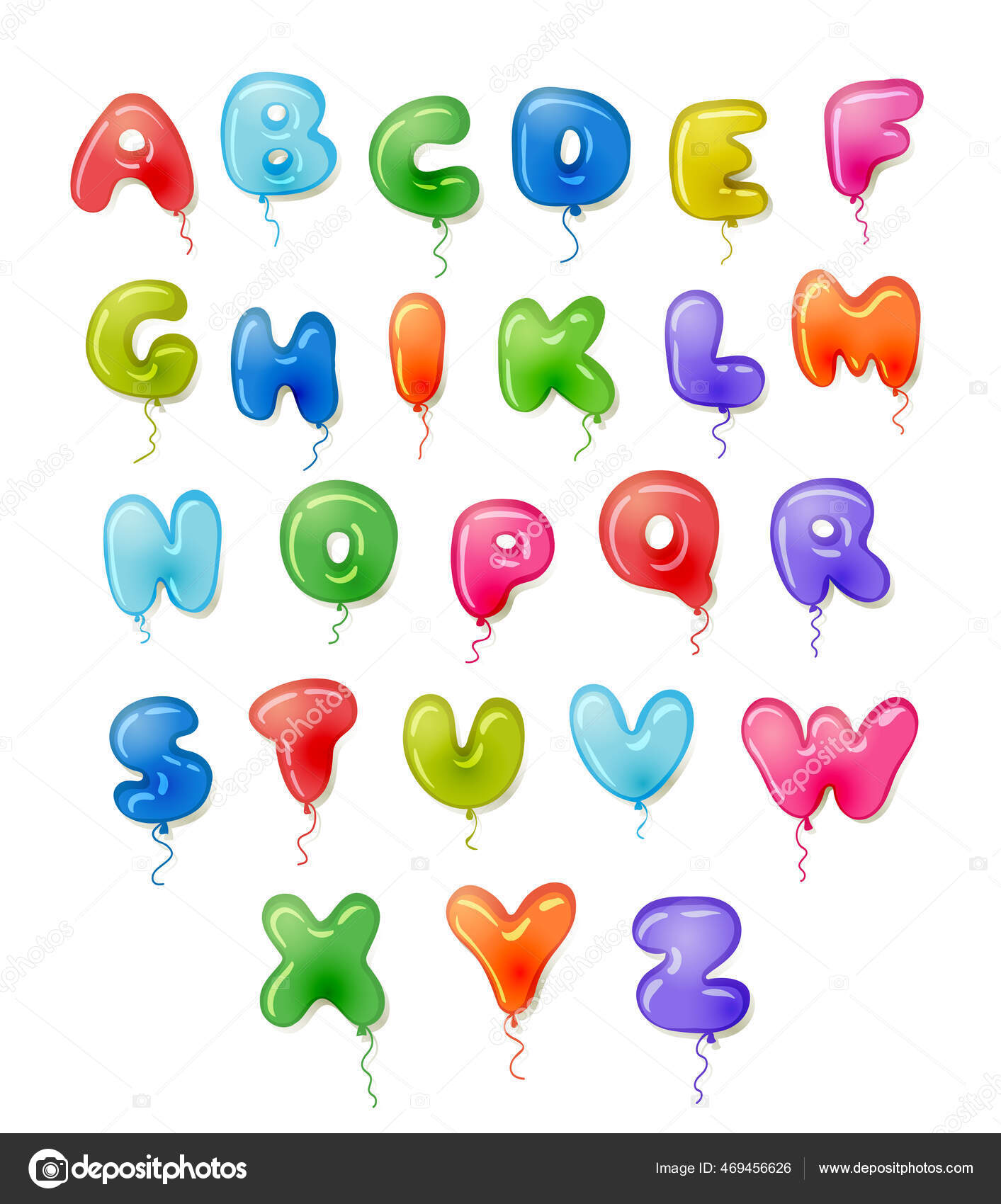 Capital A In Bubble Letters