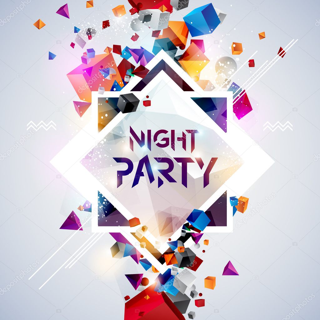 Abstract background for party poster Stock Vector by ©theromb 91000772